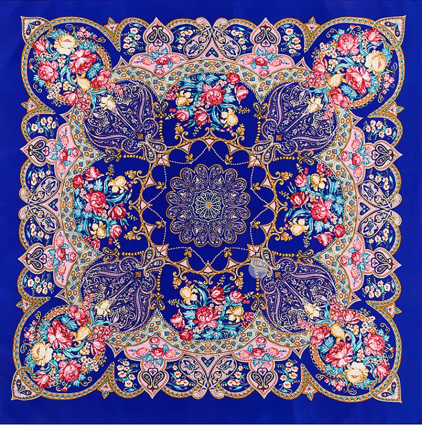 Extra Large 40x40 100% Pure Silk Hair Wrap– Natural Curls Club